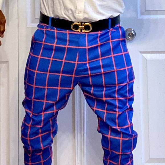 Pants | Men Window Pane Dress Pants | Poshmark